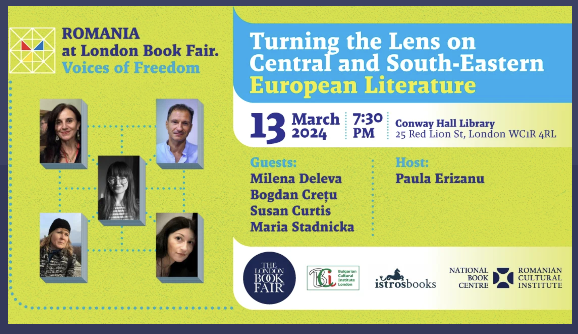 Voices of Freedom: Romania at the London Book Fair – Maria Stadnicka